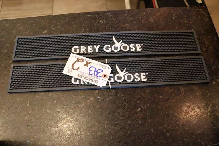 Times 2 - Grey Goose bar mats - Backes Commercial Auctioneers