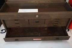 Sears Craftsman 27" metal 8 drawer precision tool box - Backes ...