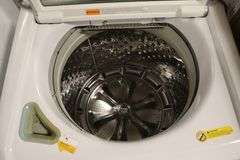LG washer - WT5070CW - untested - as is - Backes Commercial Auctioneers
