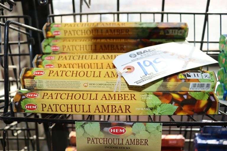 Second shelf down all the go - Patroli - Amber - Frankincense Mur Sage ...