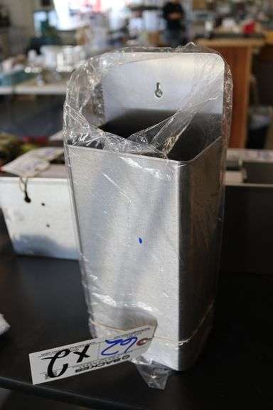 Times 2 - Stainless bottle cap catchers - Backes Commercial Auctioneers