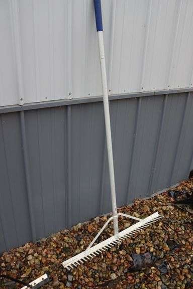 36" aluminum rake - Backes Commercial Auctioneers