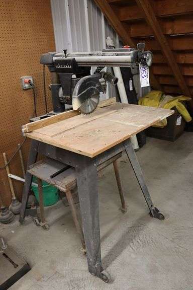 Craftsman radial arm saw - Backes Commercial Auctioneers