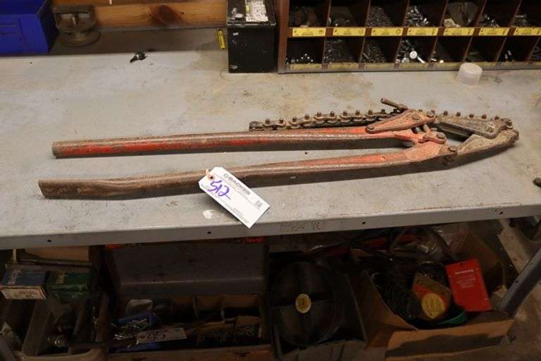 Ridgid cast pipe cutter - Backes Commercial Auctioneers