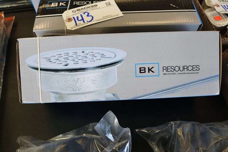 BK Resources BK-LWR-2 twist lever drains - Backes Commercial Auctioneers