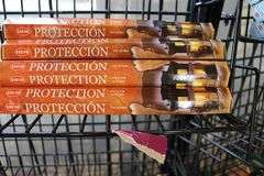 Third shelf down all to go - incenses: Amber - Mur - Sweet Grass and ...