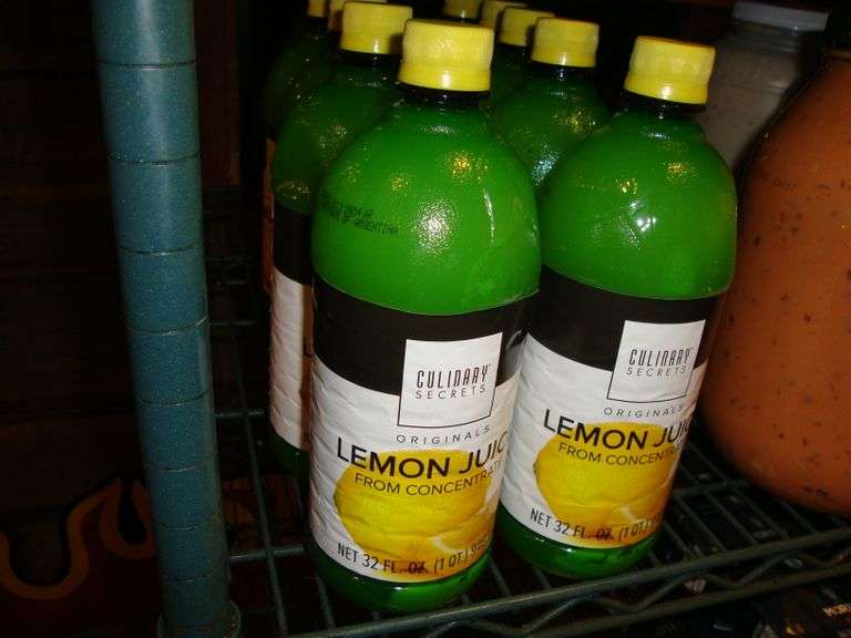 Lot of 11 Lemon Juice 32oz Bottles - Bid Master Auctions