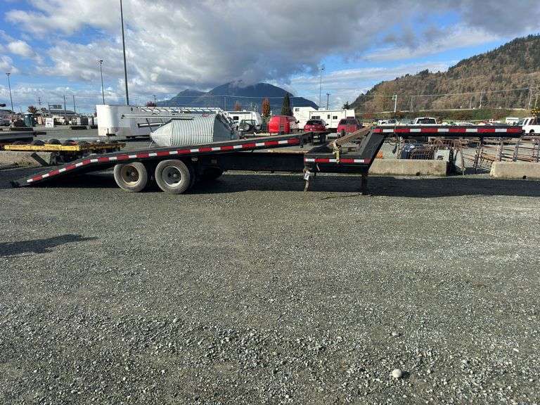 2000 Tilt Deck Trailer - New Winch - Beekman Auctions Ltd