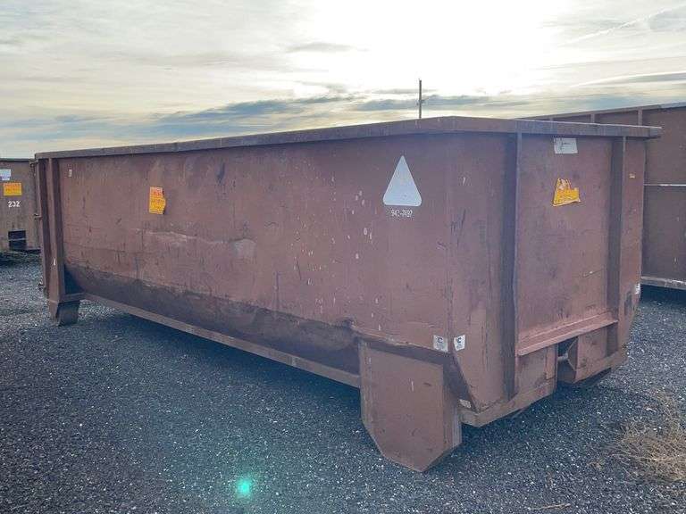 Capital 30 Yard Roll Off Drop Box - Booker Auction Company
