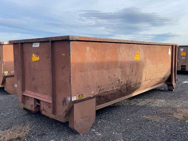 Capital 30 Yard Roll Off Drop Box - Booker Auction Company