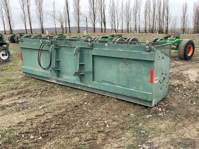 Potato Seed Loader Bucket - Booker Auction Company