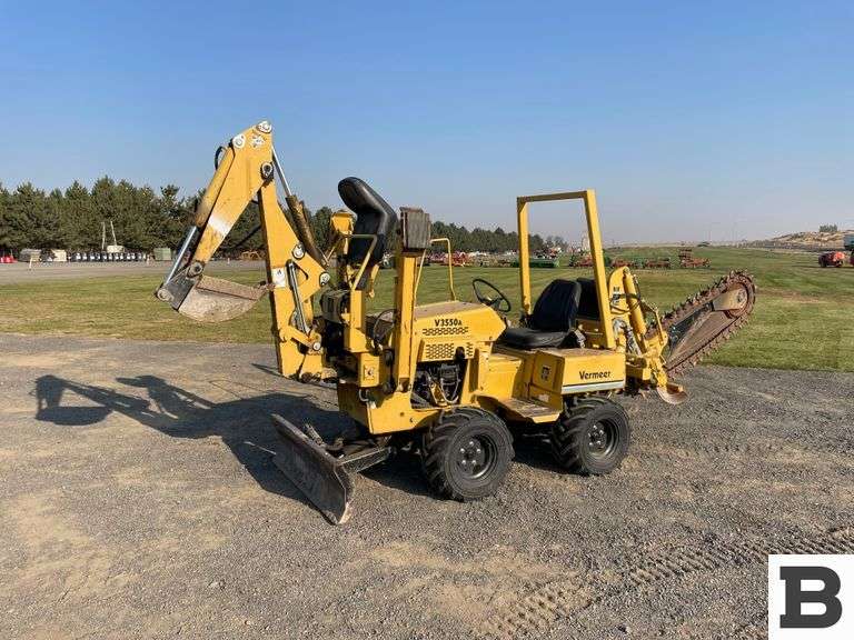 Vermeer 3550A Trencher/Backhoe - Booker Auction Company