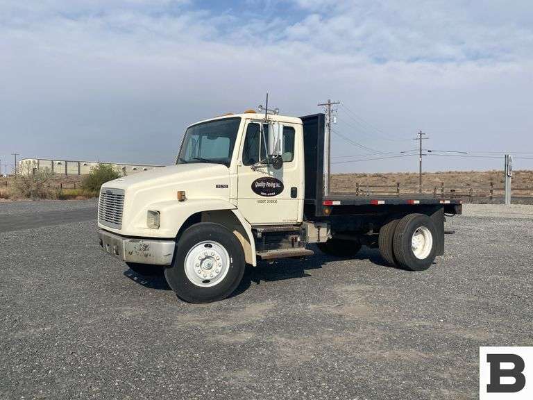 1998 Freightliner FL70 Flatbed Truck - Booker Auction Company