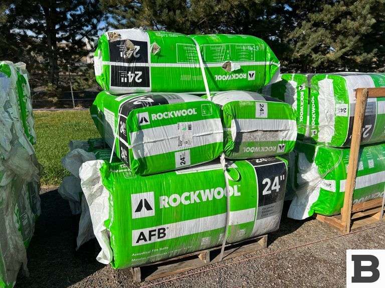 Rockwool Acoustical Fire Batts - Booker Auction Company