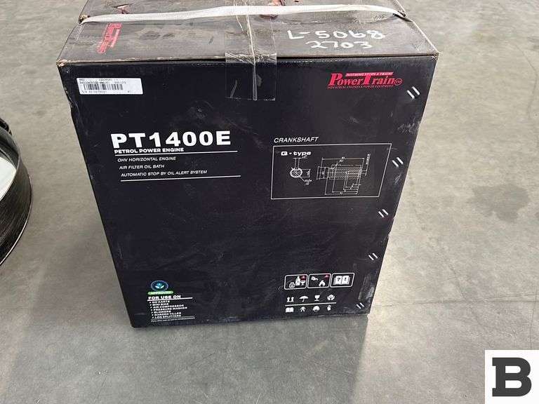 PowerTrain 14 hp engine - Booker Auction Company