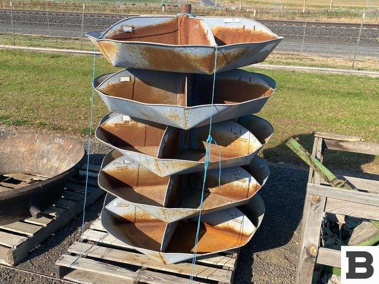 Rotating Nail/Bolt Bin - Booker Auction Company