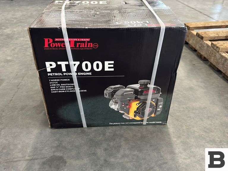PowerTrain 7 hp engine - Booker Auction Company