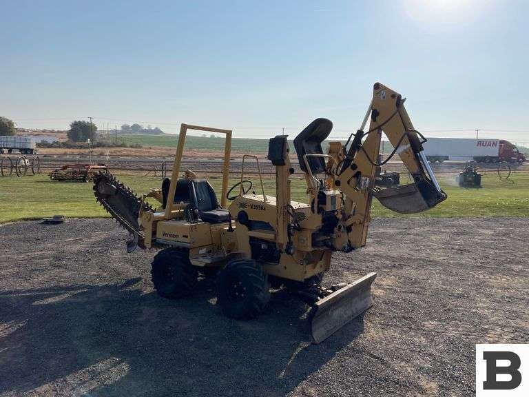 Vermeer 3550A Trencher/Backhoe - Booker Auction Company