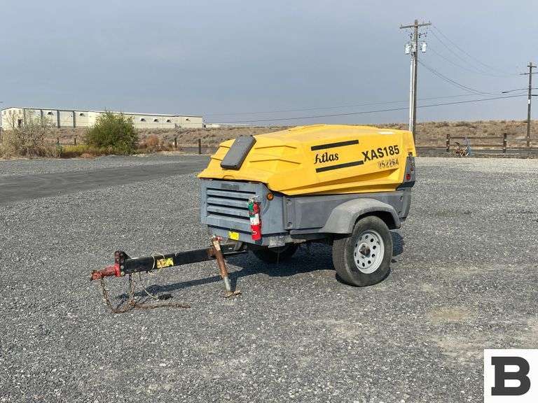 2016 Atlas XAS 185 CDPETA Air Compressor - Booker Auction Company