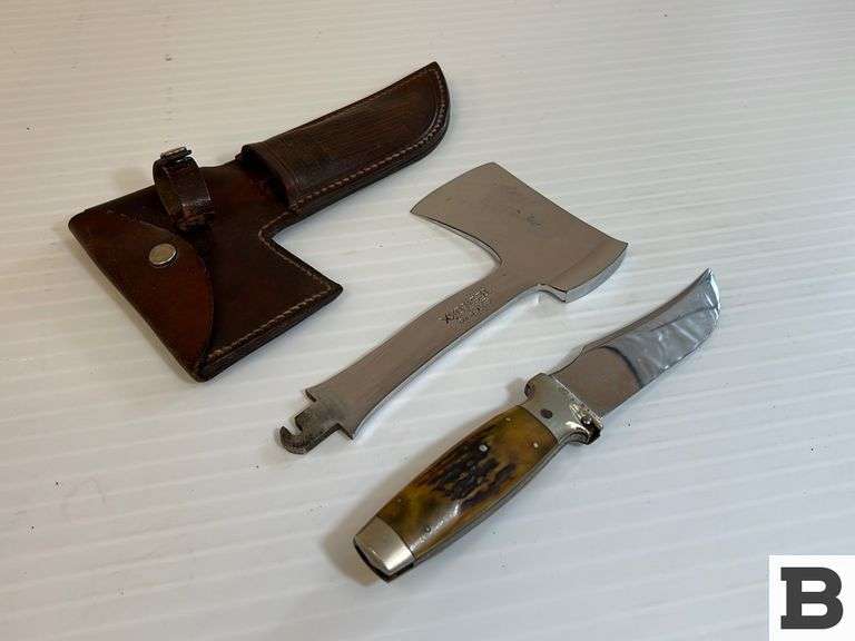 Case XX Hatchet and Hunting Knife - Booker Auction Company