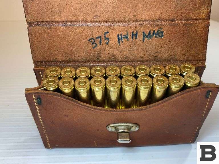 .375 Leather Shell Case - Booker Auction Company