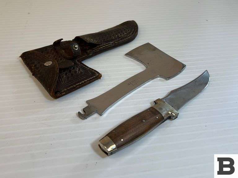 Case XX Hatchet and Hunting Knife - Booker Auction Company