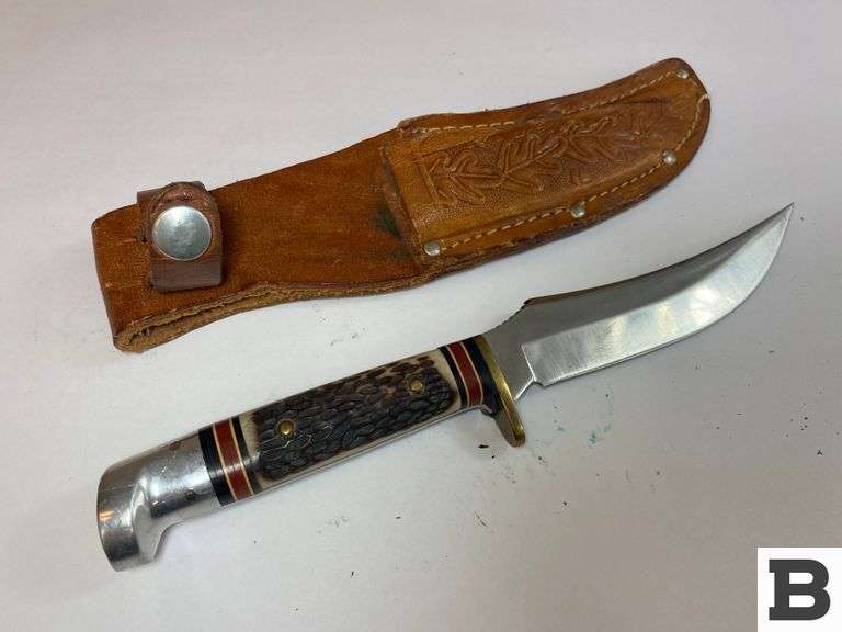 Western H Hunting Knife - Booker Auction Company