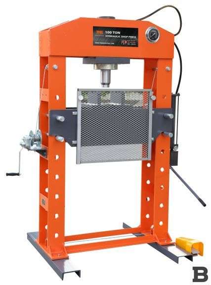 TMG-SP100 100 Ton Shop Press - Booker Auction Company