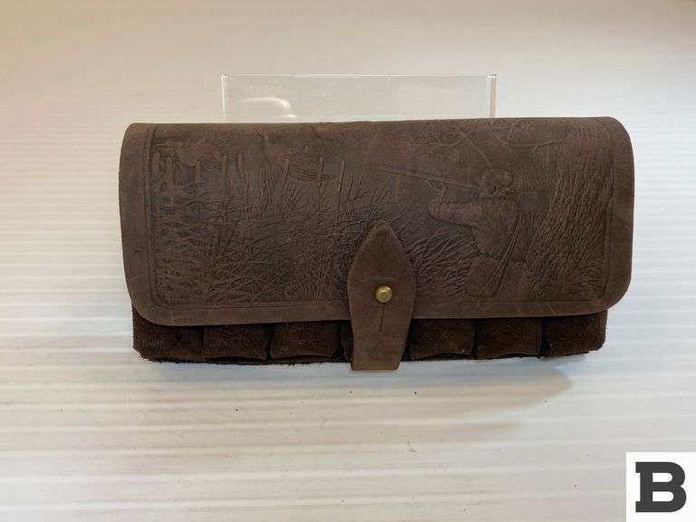 10 Gauge Leather Shell Case - Booker Auction Company