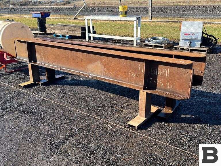 I Beam Fabrication Racks - Booker Auction Company