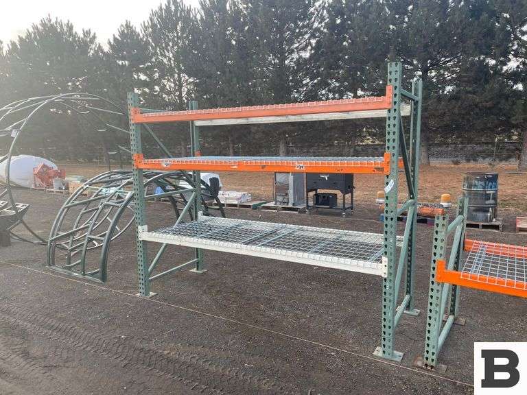 7' Pallet Racking - Booker Auction Company