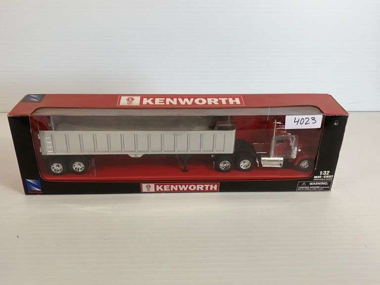 NewRay Kenworth Toy Truck And Trailer - Booker Auction Company