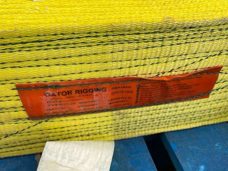 Gator Rigging 6" Nylon Slings - Booker Auction Company
