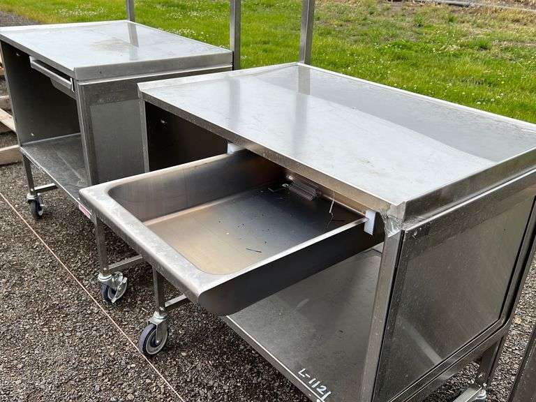 Stainless Steel Serving Counter - Booker Auction Company