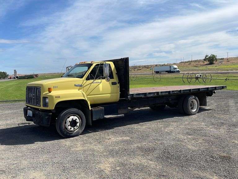1994 GMC C6000 Topkick Flatbed Truck - Booker Auction Company