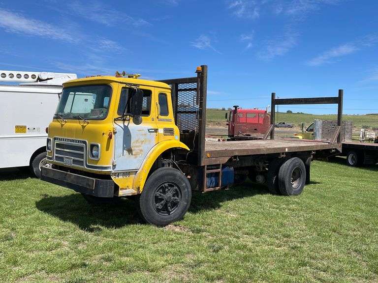 1980 International Cargo Star 1950 Flatbed Truck - Booker Auction Company