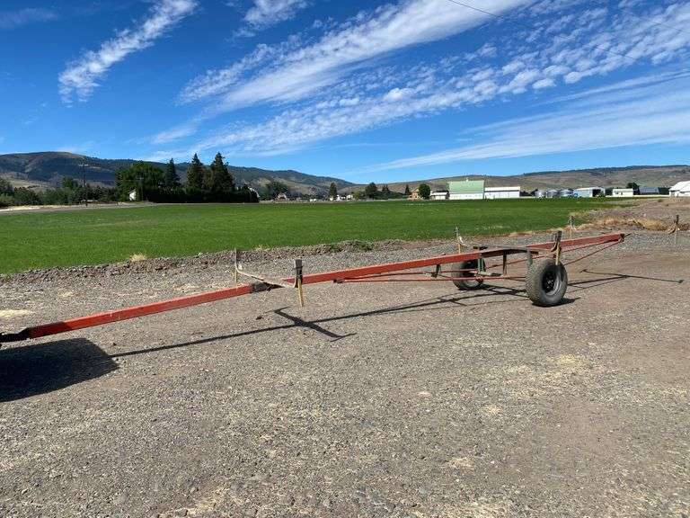 Custom Pipe Trailer - Booker Auction Company
