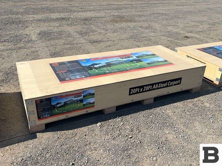 TMG Industrial CP2020 Carport Shed - Booker Auction Company