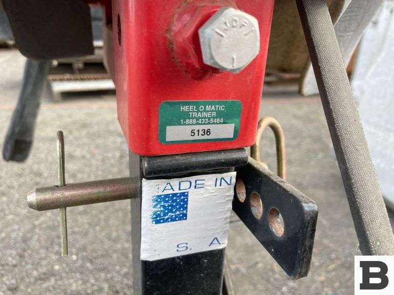 Heel-O-Matic Roping Machine - Booker Auction Company