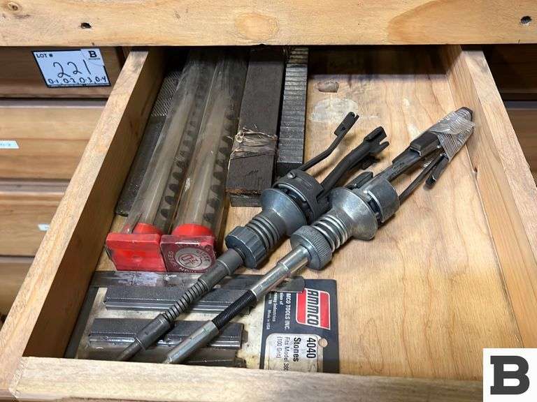 Keyway Broaches, Hones, Stones - Booker Auction Company