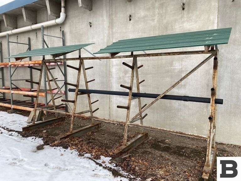 A Frame Steel Rack - Booker Auction Company