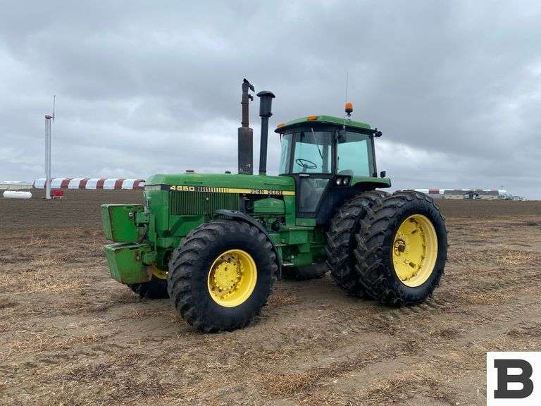 1983 John Deere 4850 Tractor - Booker Auction Company