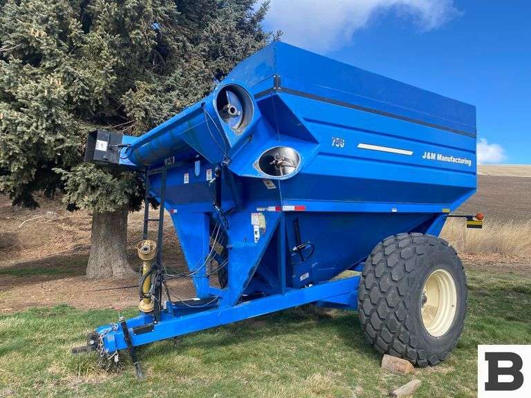 2018 J&M Manufacturing 750 Grain Cart - Booker Auction Company