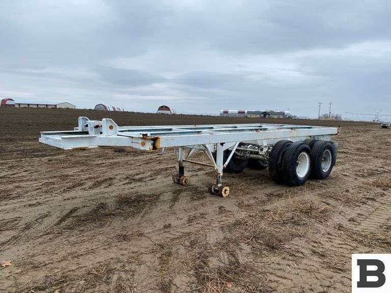 1976 Theurer Container Chassis Trailer - Booker Auction Company