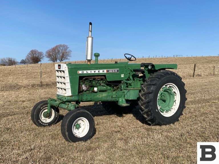Oliver 1650 Tractor - Booker Auction Company