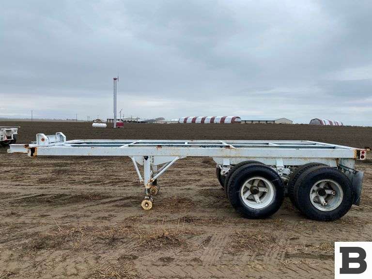 1976 Theurer Container Chassis Trailer - Booker Auction Company