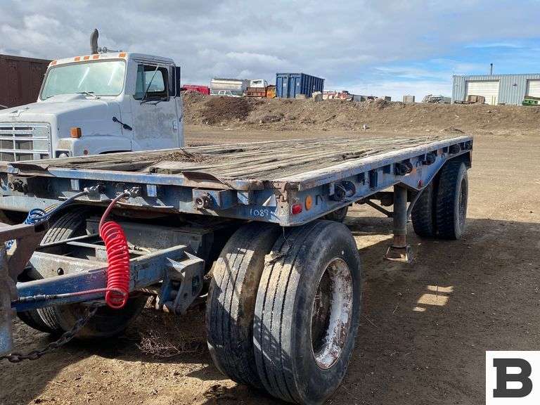 1973 Timpte 20' Flatbed Trailer - Booker Auction Company