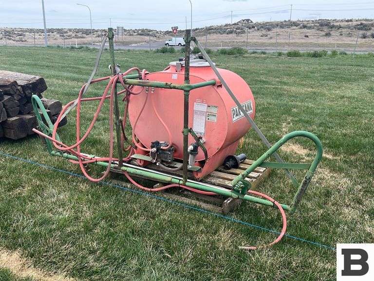 Rear Pak Tank 100 Gallon 3PT Sprayer - Booker Auction Company