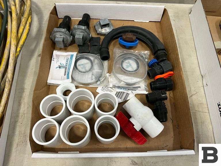 PVC Fittings, Circle Drains, Hose Clamps - Booker Auction Company