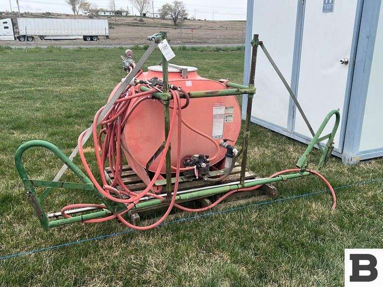 Rear Pak Tank 100 Gallon 3PT Sprayer - Booker Auction Company